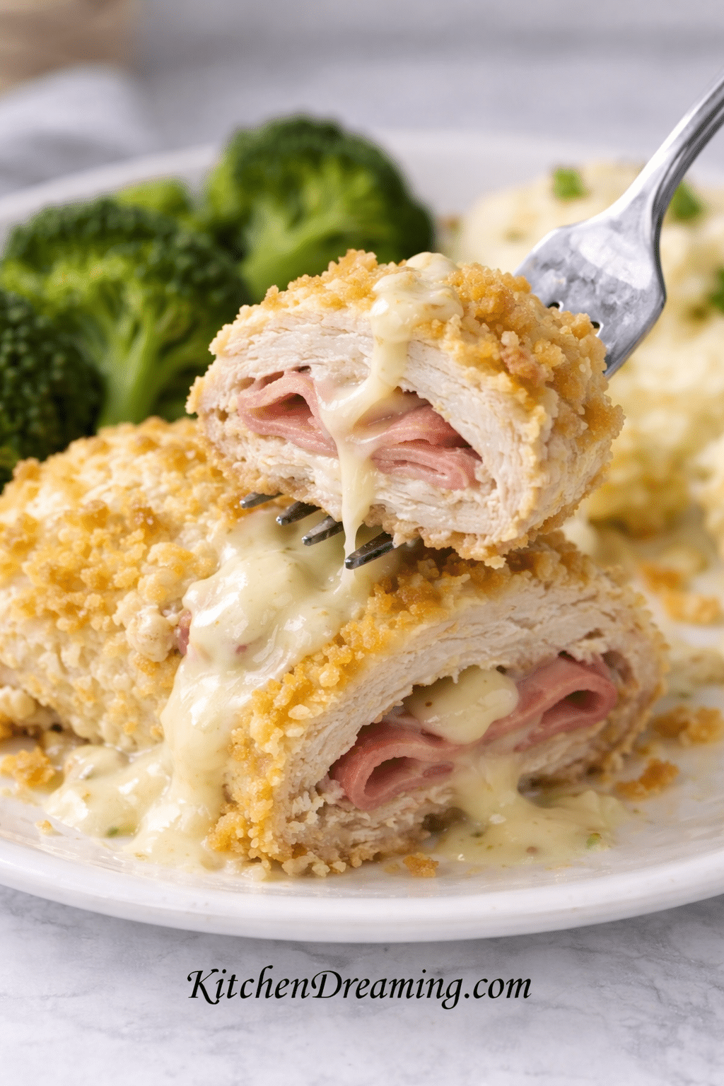Ultimate Easy Baked Chicken Cordon Bleu (No Rolling or Frying ...
