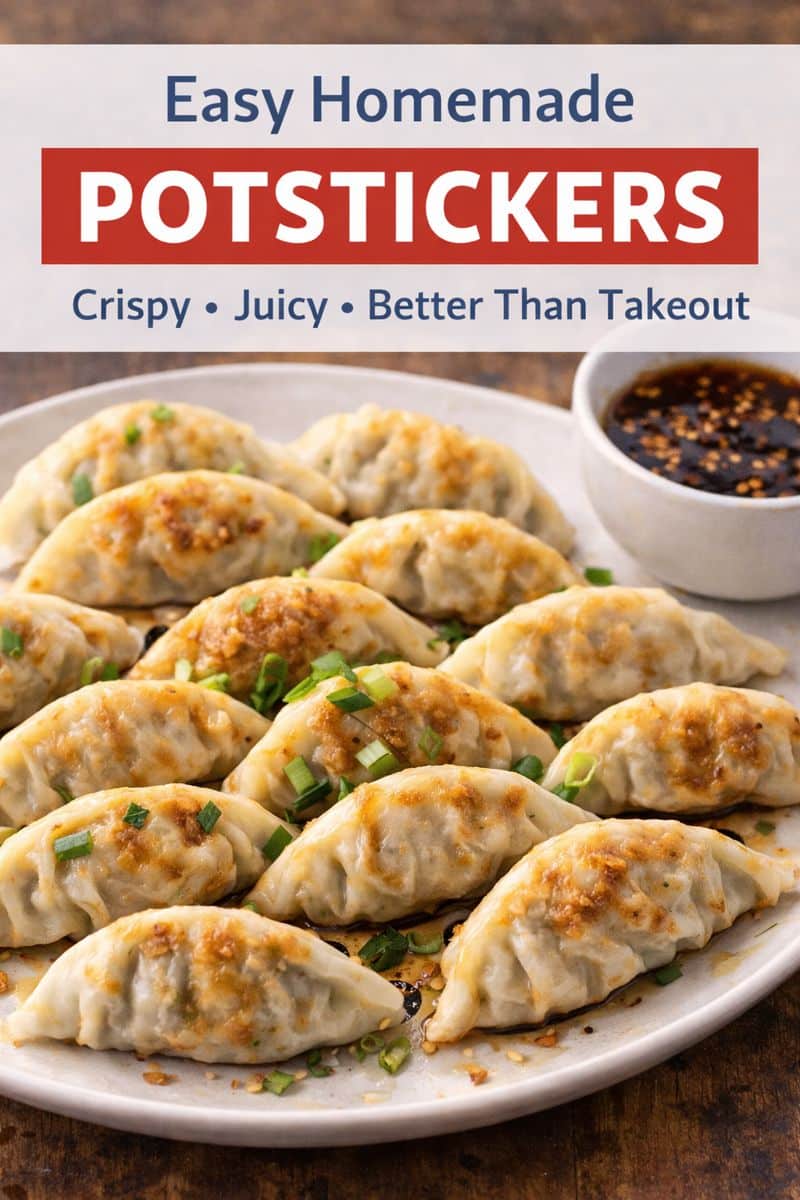 Easy Homemade Potstickers (Crispy on the Bottom, Juicy Inside ...