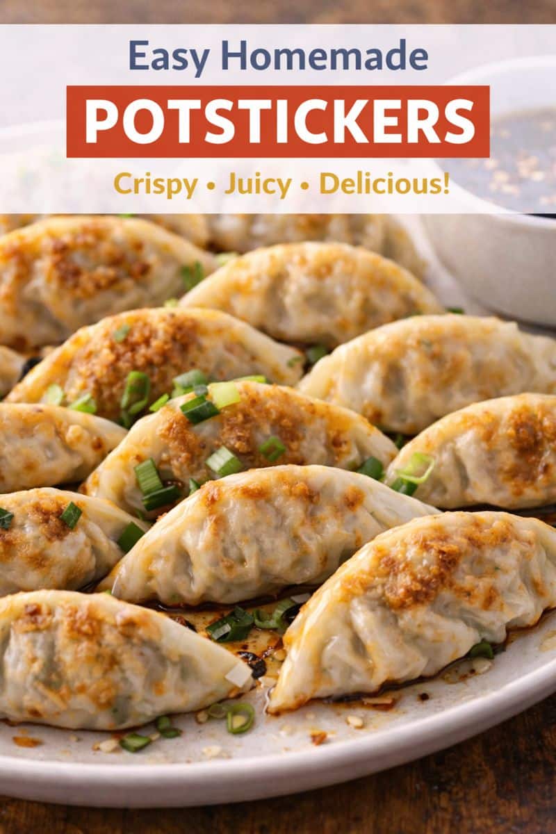 Easy Homemade Potstickers (Crispy on the Bottom, Juicy Inside ...