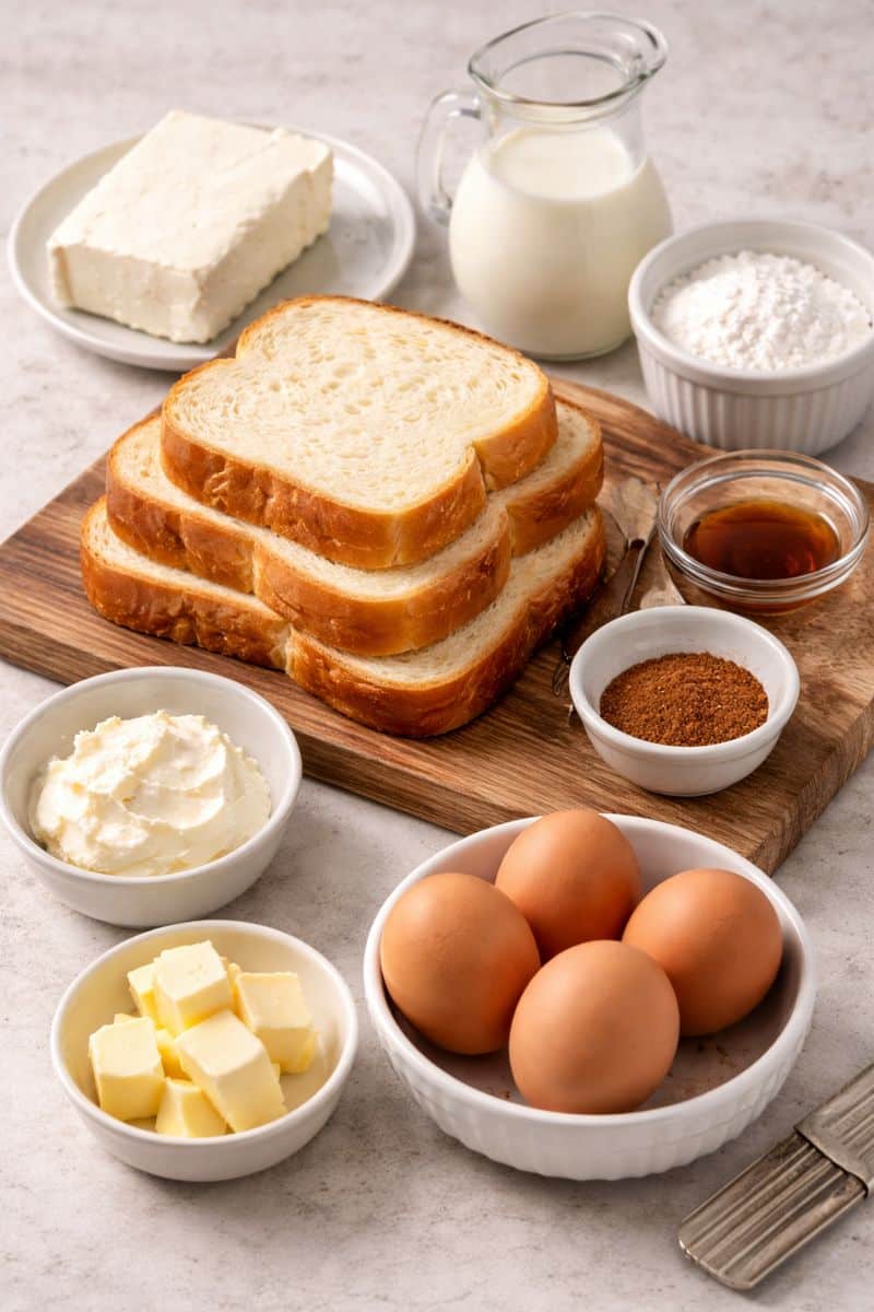 Cream Cheese Stuffed French Toast