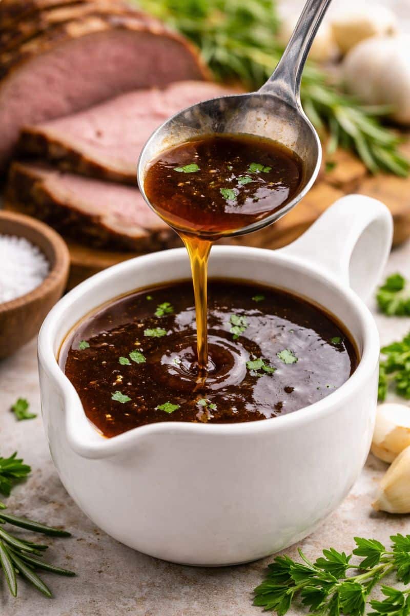 Easy Beef Au Jus Sauce (Rich Flavor in Just 15 Minutes!) | Kitchen Dreaming