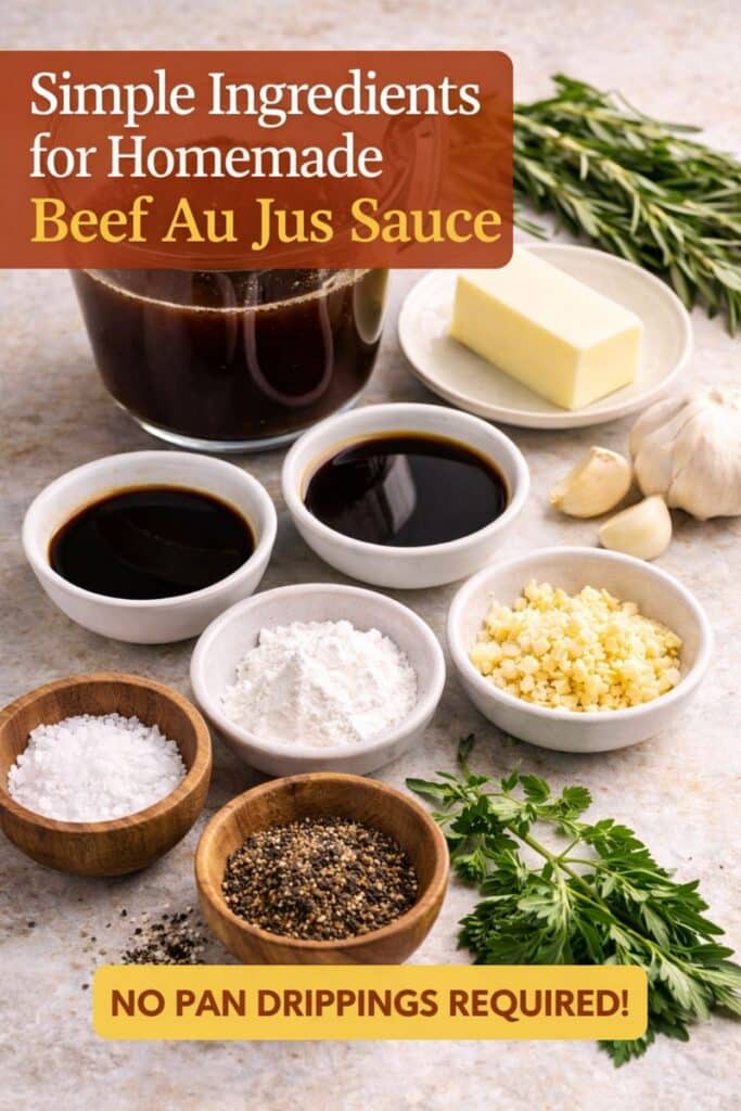 Easy Beef Au Jus Sauce (Rich Flavor in Just 15 Minutes!) | Kitchen Dreaming