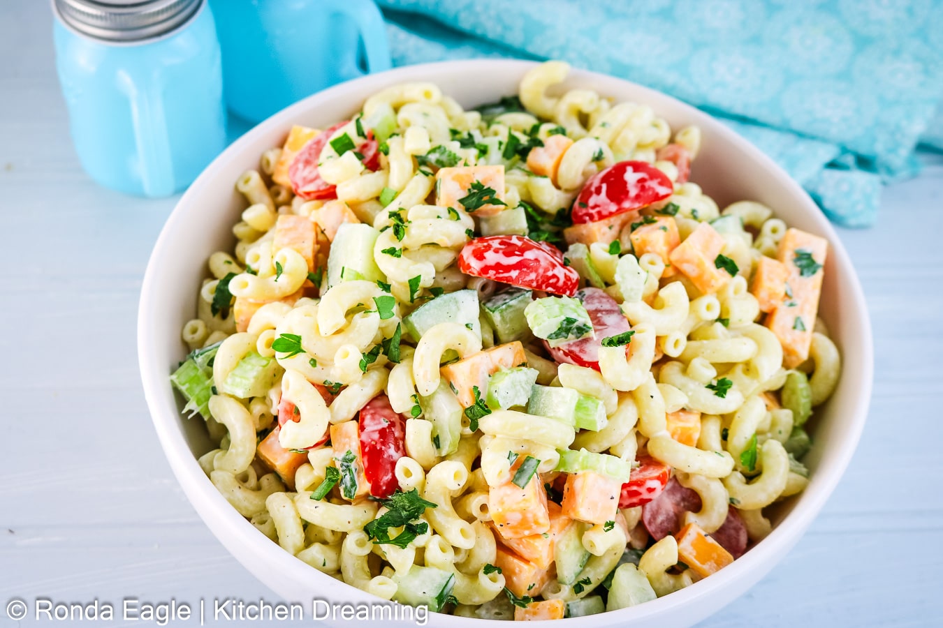 The Best Summer Garden Pasta Salad - SO easy! | Kitchen Dreaming