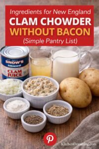 Creamy New England Clam Chowder Without Bacon (Classic Flavor, Ready in ...