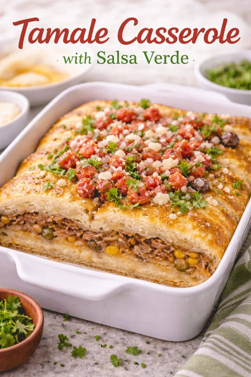 Tamale Casserole with Masa - delightful tamale taste with less effort ...
