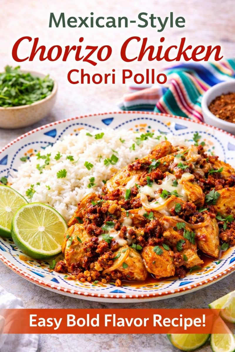 Chori Pollo - Easy Mexican-Style Chorizo Chicken | Kitchen Dreaming