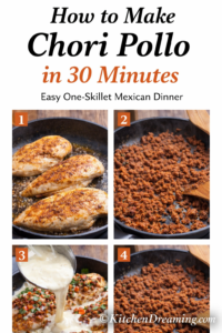 Chori Pollo - Easy Mexican-Style Chorizo Chicken | Kitchen Dreaming