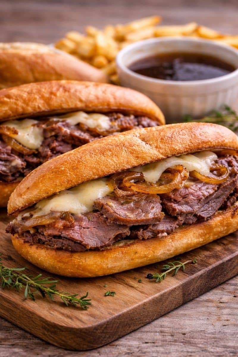 Easy Leftover Prime Rib French Dip Sandwich | Kitchen Dreaming