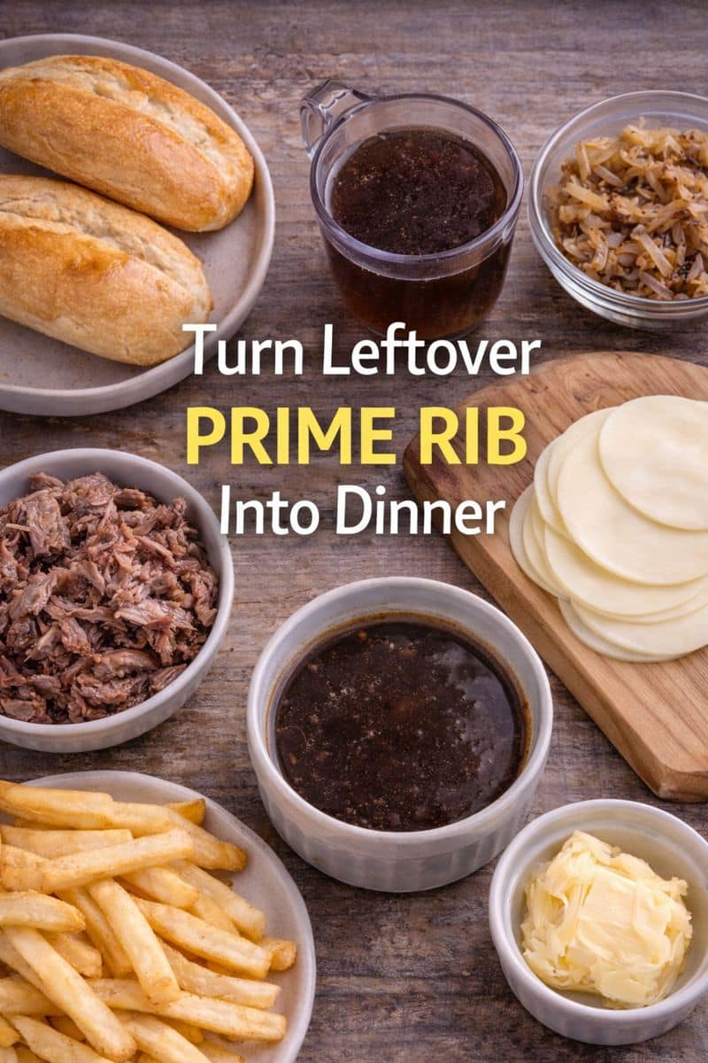 Easy Leftover Prime Rib French Dip Sandwich | Kitchen Dreaming