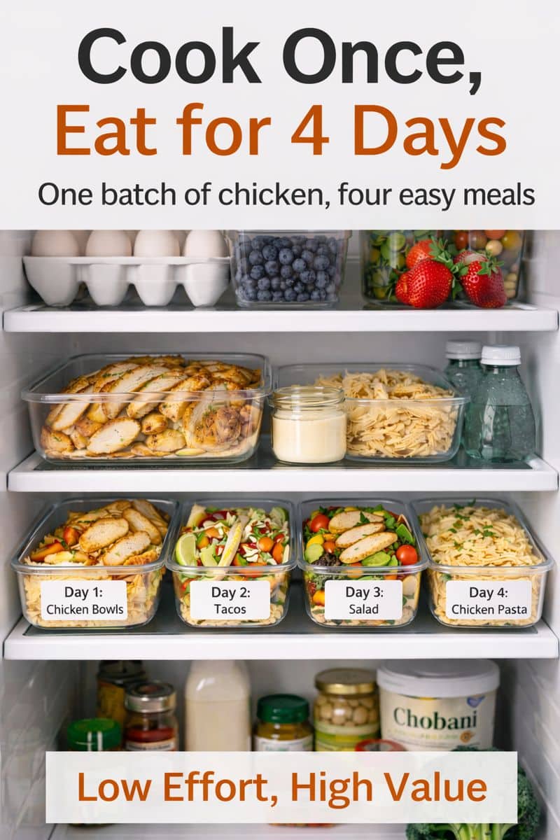 Chicken Meal Prep for the Week: One Simple Method, Endless Meals ...